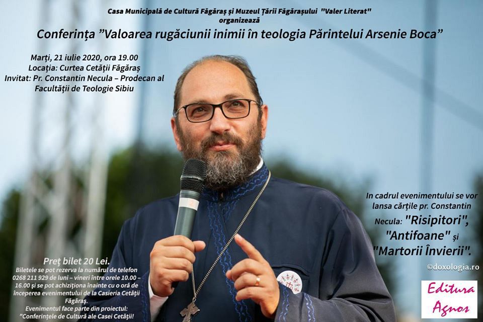 Preotul Constantin Necula, în conferință la Făgăraș
