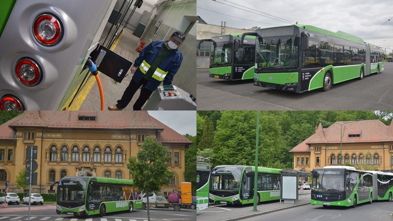„Revoluție” verde în transportul în comun brașovean: troleibuze și ...